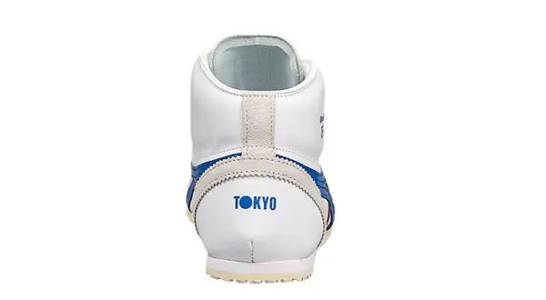 Onitsuka Tiger Mexico Mid Runner Sneakers - White/blue/red