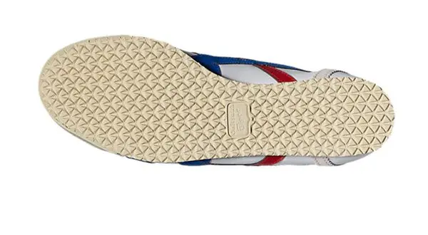 Onitsuka Tiger Mexico Mid Runner Sneakers - White/blue/red