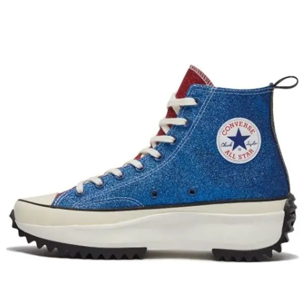 CONVERSE J.w. Anderson X Run Star Hike High Top Sneakers - Blue/red/green