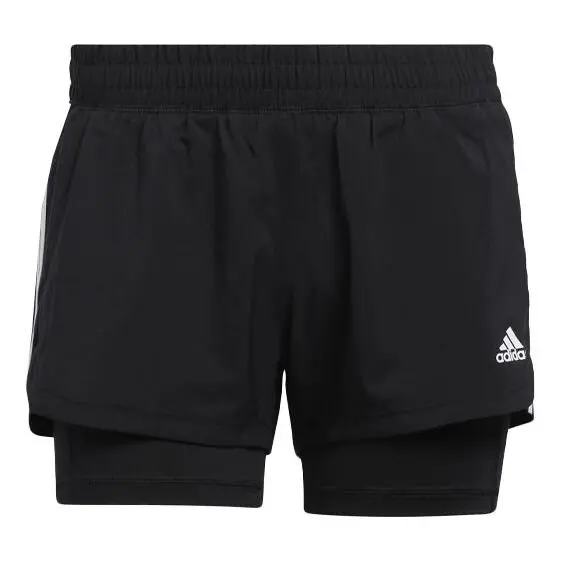 Adidas Pacer 3-stripes 2-in-1 Training Shorts - Default Color