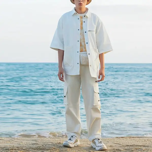 LI-NING Logo Printed Cargo Pants