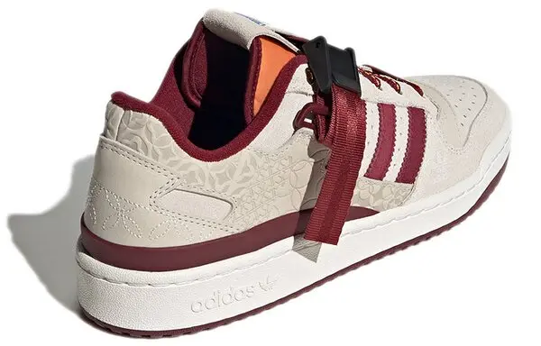 Adidas Forum Low Sneakers - Cream/white/red