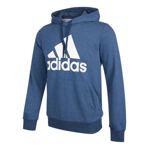 Adidas Graphic Logo Pullover Hoodie - Navy