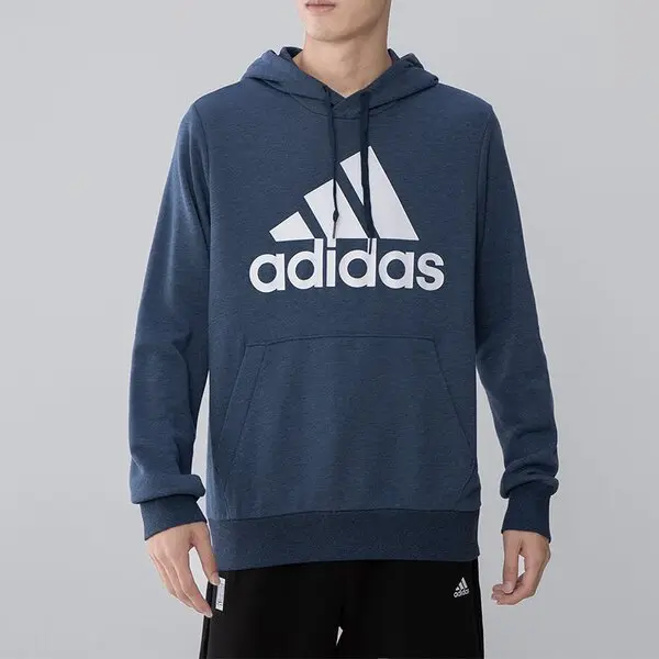 Adidas Graphic Logo Pullover Hoodie - Navy