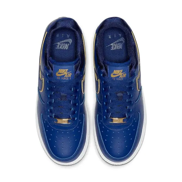 Nike Force 1 Low Gold Swoosh - Blue