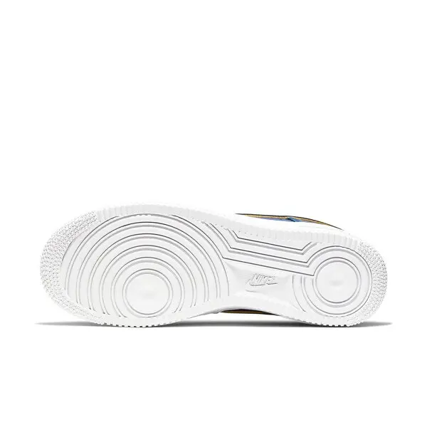 Nike Force 1 Low Gold Swoosh - Blue