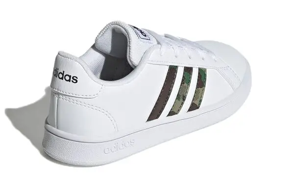 Adidas Grand Court Camouflage Sneakers - Cloud White/core Black/carbon