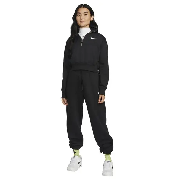 Nike Phoenix Fleece Half Zip Cropped Sweatshirt