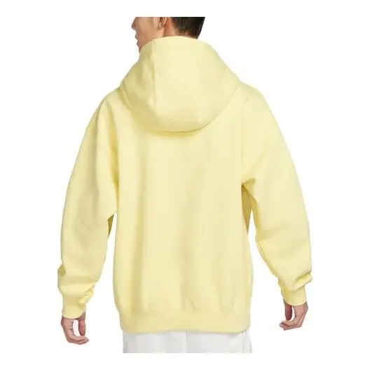 Nike Fleece Pullover Skate Hoodie - Yellow