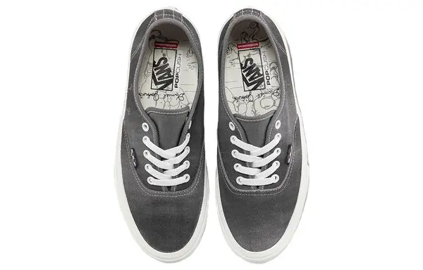 VANS Daniel Johnston X Skate Authentic 'hi, How Are You Project' Sneakers - Dark Gray
