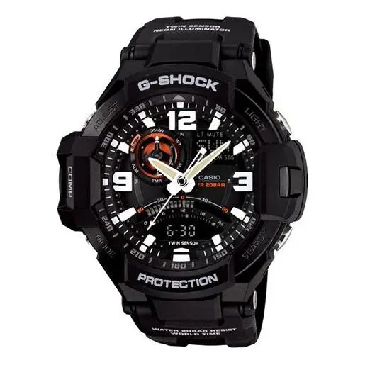 Casio G-shock Gravitymaster Twin Sensor Watch - Black