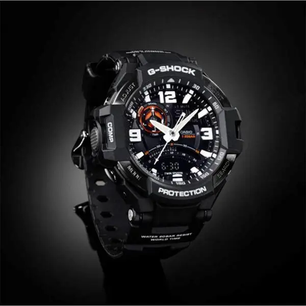 Casio G-shock Gravitymaster Twin Sensor Watch - Black