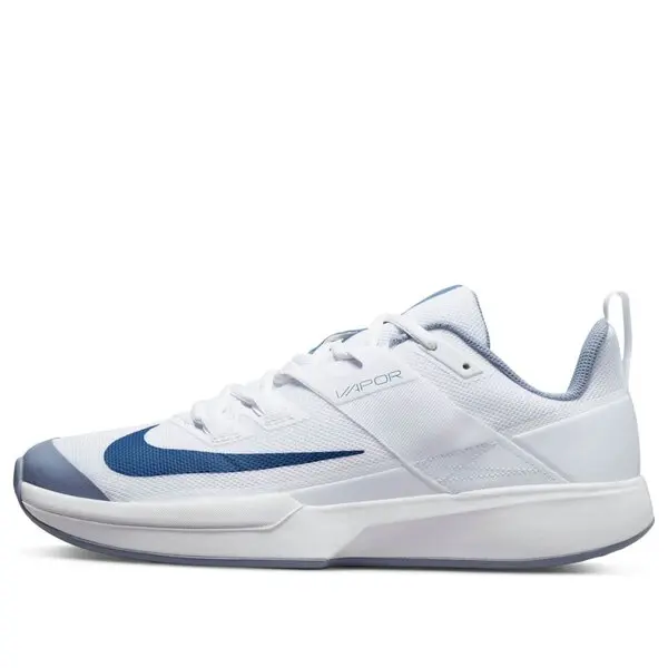 Nike Court Vapor Lite Hc Tennis Shoes - White/blue