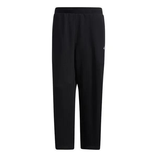 Adidas Series Wj Pnt Dk Knit Training Sports Long Pants - Black