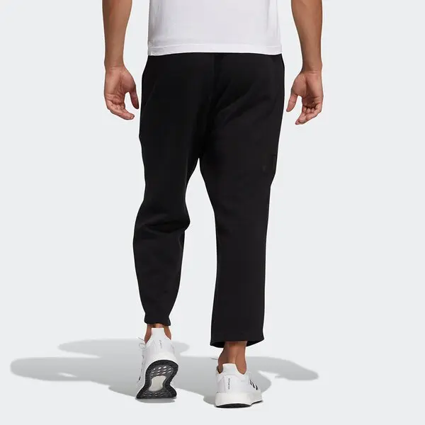 Adidas Series Wj Pnt Dk Knit Training Sports Long Pants - Black
