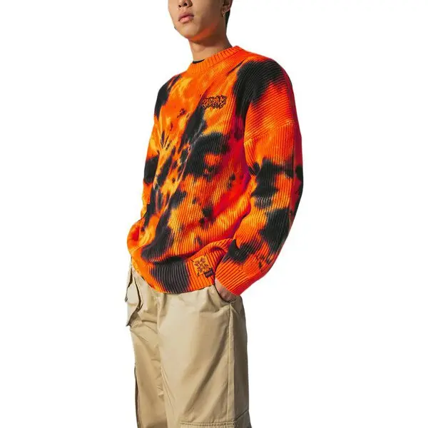 LI-NING Badfive Tie Dye Graphic Knit Sweater