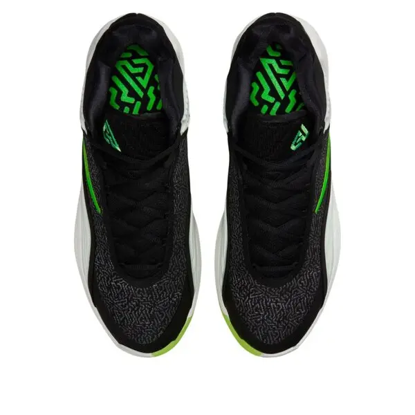 Nike Giannis Freak 'double Take' Athletic Sneakers - Black/sail/luminous Green
