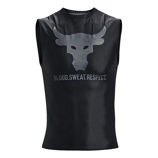 Under Armour Project Rock Iso-chill Sleeveless Top - Black