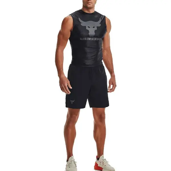 Under Armour Project Rock Iso-chill Sleeveless Top - Black