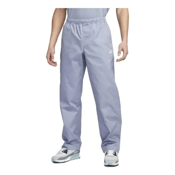 Nike Club Woven Straight Leg Trousers - Blue