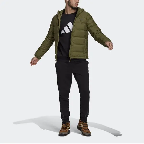 Adidas Down Feather Hooded Jacket - Multi-color