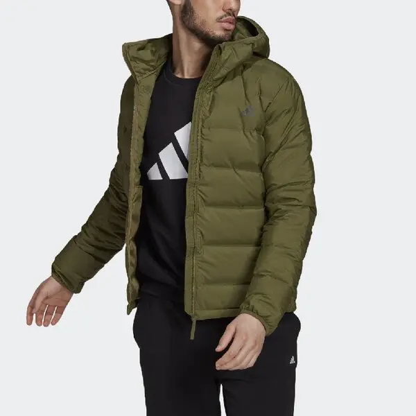 Adidas Down Feather Hooded Jacket - Multi-color