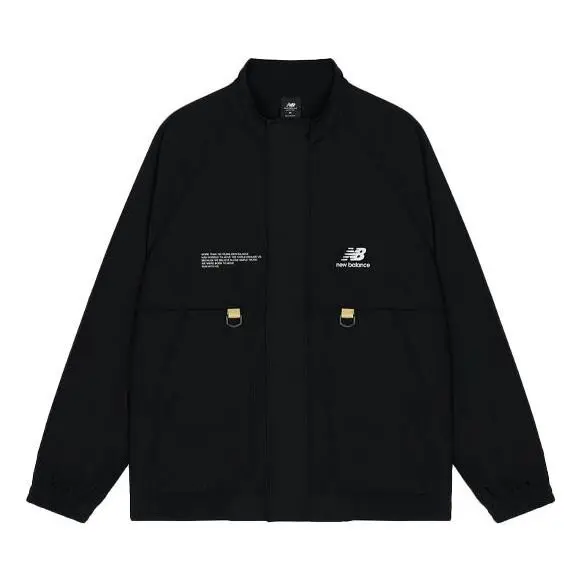 NEW BALANCE Alphabet Pattern Jacket - Black