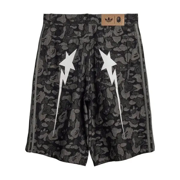 Adidas X Bape Shark Denim Jorts