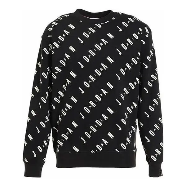 JORDAN Air Ss23 Basketball Fleece Sweatshirt - Black/multi-color
