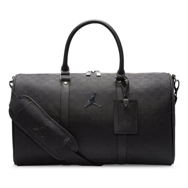JORDAN Air Monogram Duffle Bag - Black