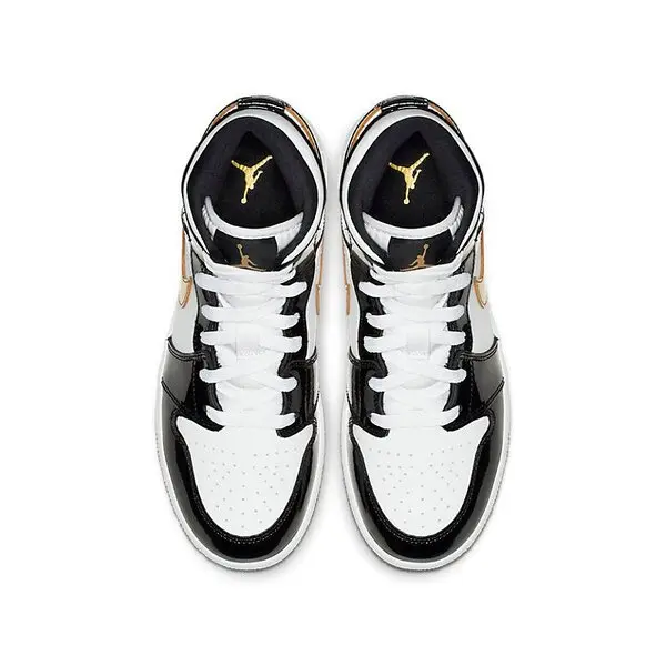 JORDAN Air 1 Mid Se Sneakers - Black/gold