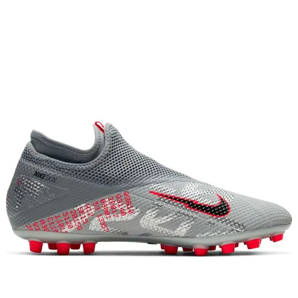 Nike Phantom Vision 2 Academy Df Ag Athletic Cleats - Grey/red