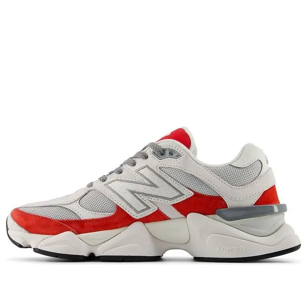 NEW BALANCE 9060 Athletic Sneakers - Grey/reflection/true Red