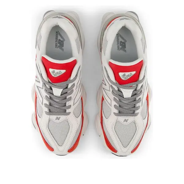 NEW BALANCE 9060 Athletic Sneakers - Grey/reflection/true Red