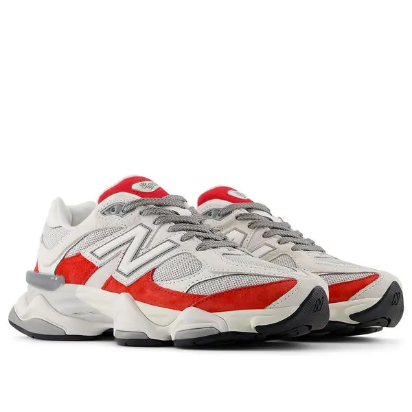 NEW BALANCE 9060 Athletic Sneakers - Grey/reflection/true Red
