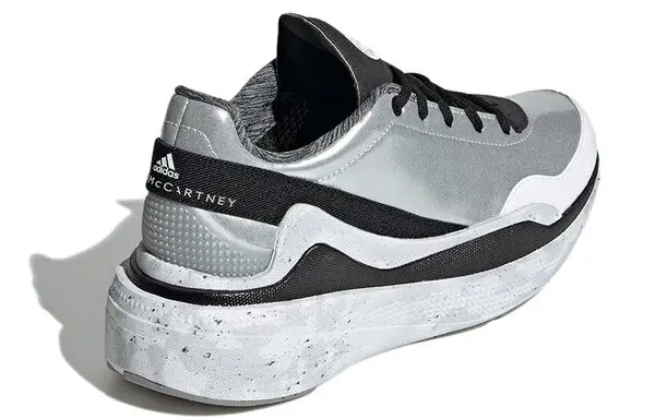 Adidas By Stella Mccartney Earthlight Metallic Crossover Sneakers - Silver/black