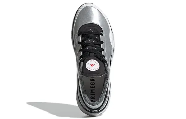 Adidas By Stella Mccartney Earthlight Metallic Crossover Sneakers - Silver/black