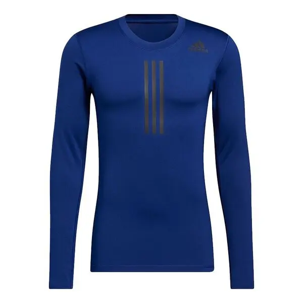 Adidas Tf Turf Warm Ls Casual Sports Long Sleeves Round Neck Blue - Default Color