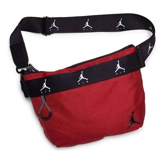 JORDAN Belted Slim Waist Pack - Gym Red/black