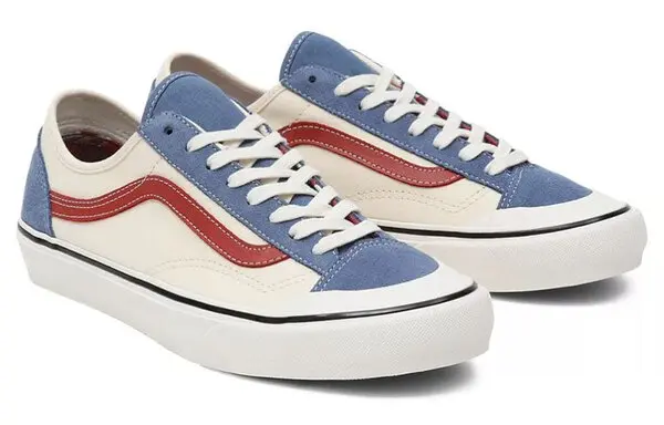 VANS Style 36 Decon Hawaiian Jungle Sneakers - White/blue/red
