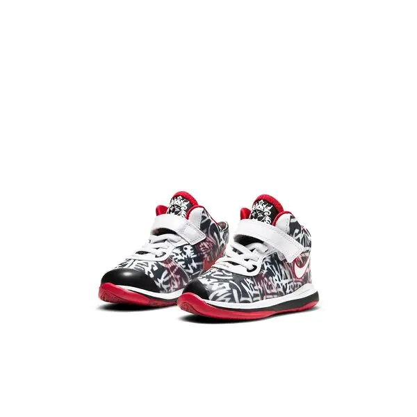 Nike Lebron 8 Graffiti High Top Sneakers - Black