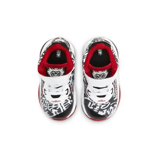 Nike Lebron 8 Graffiti High Top Sneakers - Black