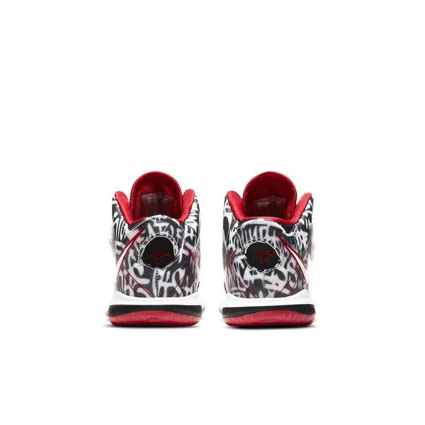 Nike Lebron 8 Graffiti High Top Sneakers - Black