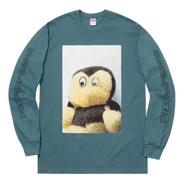 Supreme Fw18 Mike Kelley Ahhyouth Ls Slate Tee - Blue