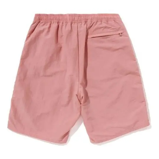 A BATHING APE Sta Logo Beach Shorts - Pink