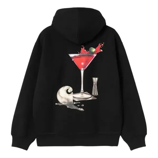 Carhartt Work In Progress Hooded Fleece Sweatshirt - Black