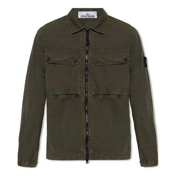 Stone Island Overshirt - Olive