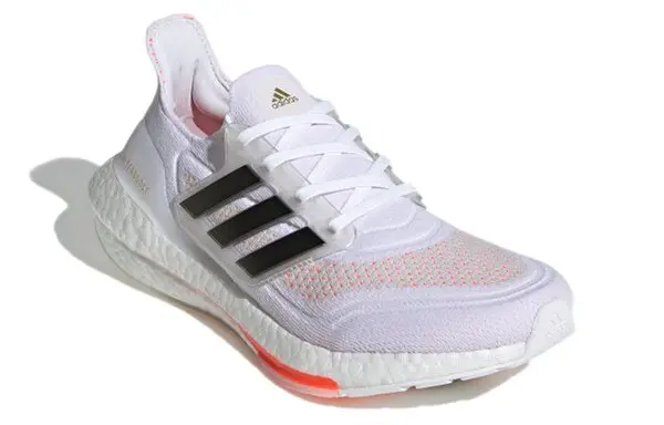 Adidas Ultraboost 21 Tokyo Athletic Sneakers - White/orange