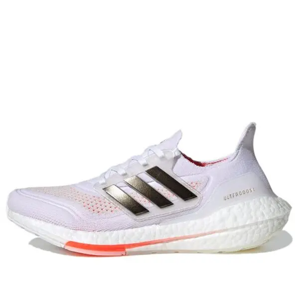 Adidas Ultraboost 21 Tokyo Athletic Sneakers - White/orange