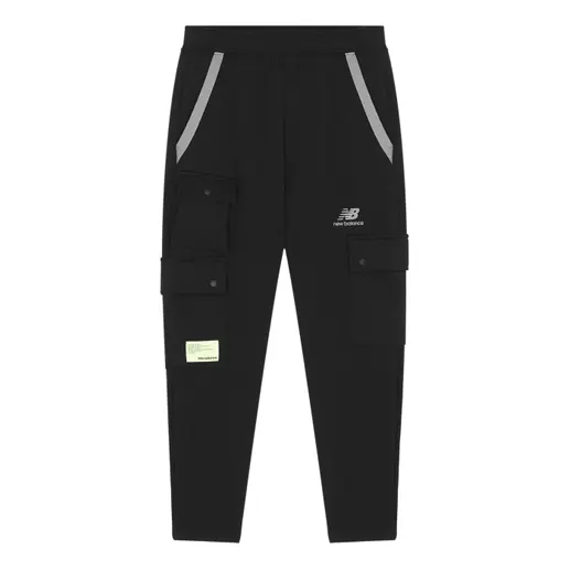 NEW BALANCE Cotton Cargo Pants - Black
